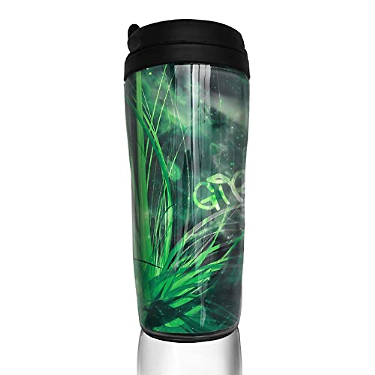 CONPELSON 12OZ Coffee Mug Invader Anime Zim Double-Layer Insulated Tumbler Cup With Lid Novelty Water Bottle for Home Office Travel