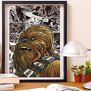 DIAMOND DOTZ ® - Star Wars Chewbacca Diamond Painting Artwork Kit, Star Wars Diamond Art, Star Wars Diamond Painting, Diamond Art Star Wars, Diamond Painting Star Wars