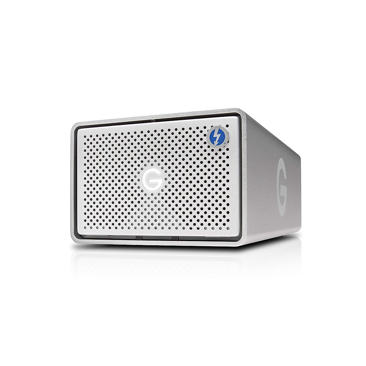 G-Technology 12TB G-RAID with Thunderbolt 2 and USB 3.0, Removable Dual Drive Storage System, Silver - 0G04093-1