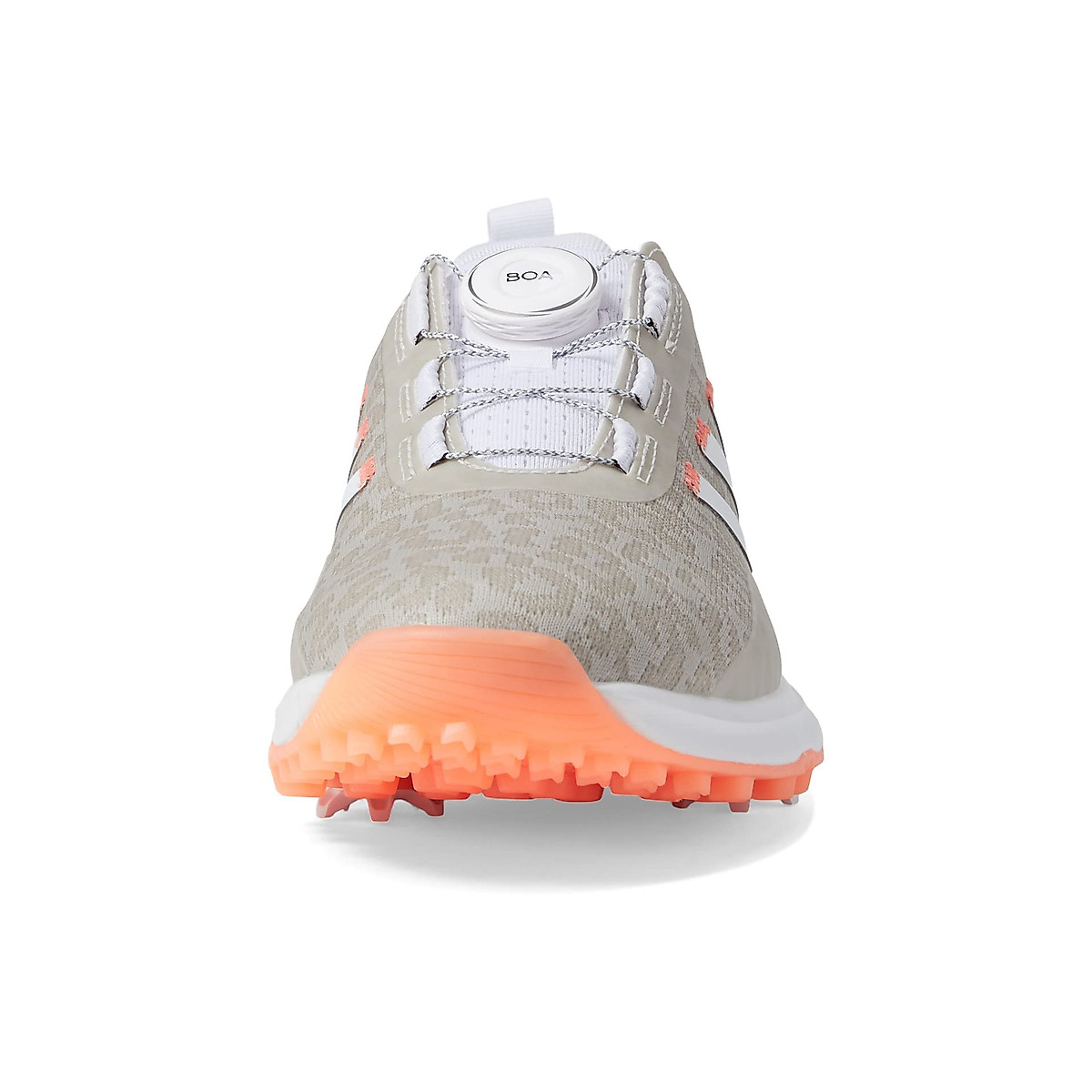 adidas Women's S2G Spikeless BOA 23 Golf Shoes, Footwear White/Coral Fusion, 9