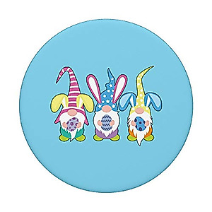 Easter Gnomes Easter Basket Stuffer Light Blue PopSockets PopGrip: Swappable Grip for Phones & Tablets