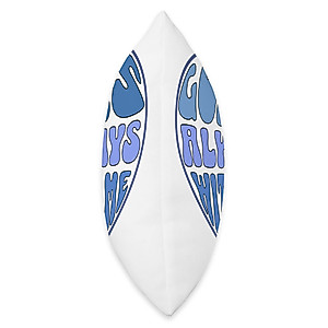 "God is Always with Me" - Inspirational Psalm 16:8 Christian Throw Pillow