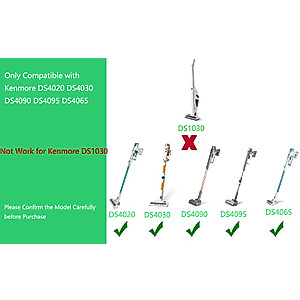 AC DC Power Adapter Charger Cord Compatible with Kenmore DS4020 DS4030 DS4090 DS4095 DS4065,Homeika H016,Vactidy V9 V8,Roanow MarsVac S1 Cordless Stick Vacuum Lightweight Cleaner Power Cord