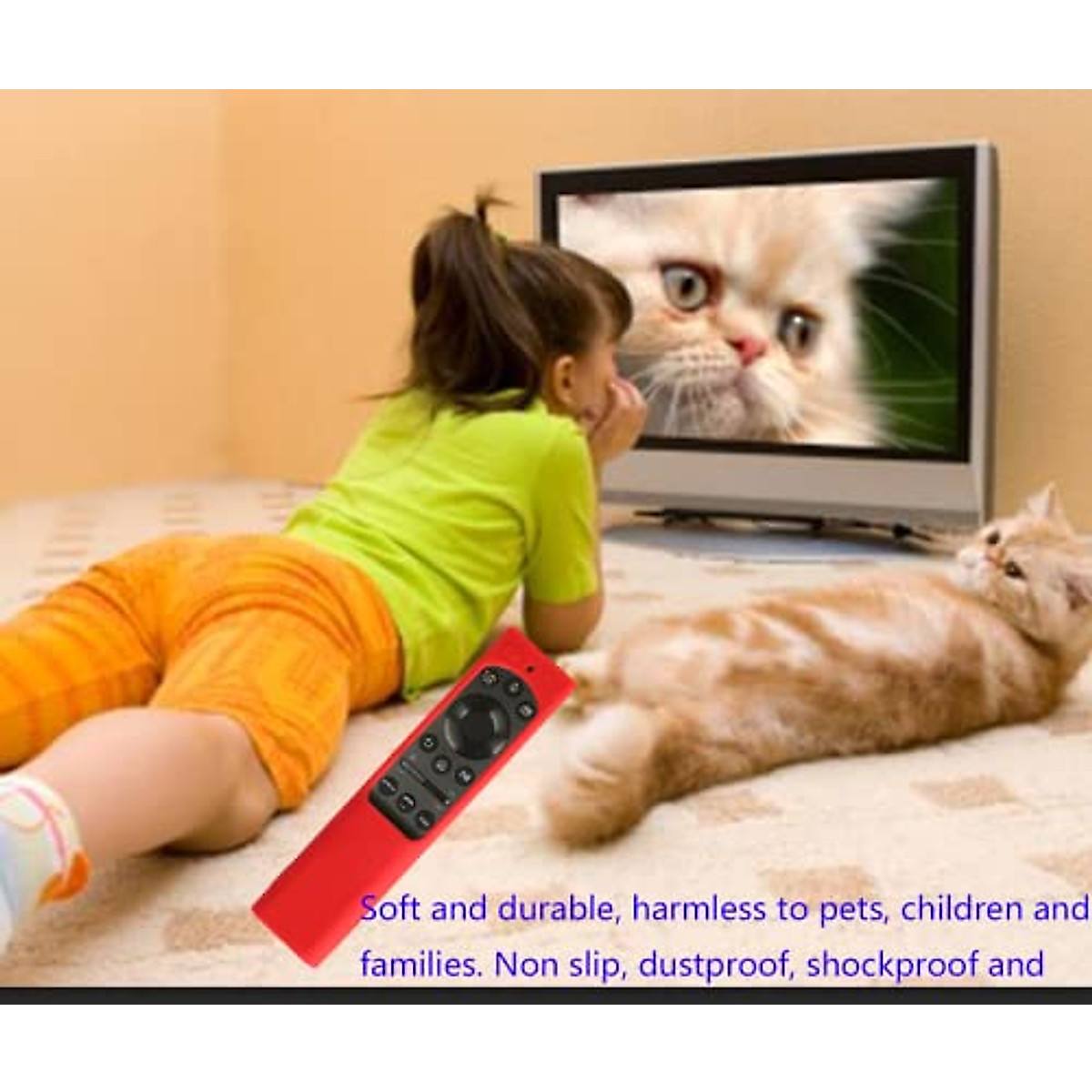 Silicone Case for Samsung Smart TV Remote Control for Samsung Tv Remote Control Replacement BN59 Series Samsung Remote Control Cover Skin-Frienldy Anti-Slip Washable Lightweight(Grey)