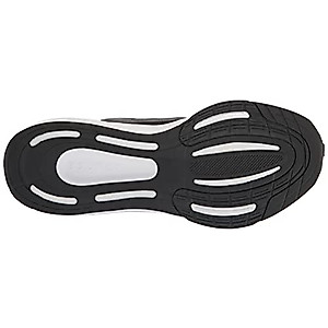 adidas Men's Ultrabounce Running Shoe, Black/White/Black (Wide), 9