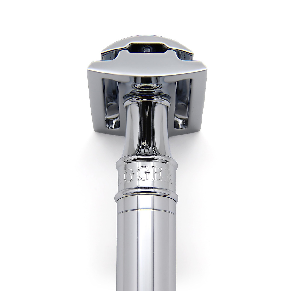Edwin Jagger DES89BL Chrome Short DE Safety Razor (Closed Comb)