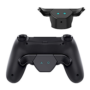 AOJAKI Paddles for PS4 Controller, Back Button Attachment with LED Display, Memory Function, Audio Jack, Customizable Settings