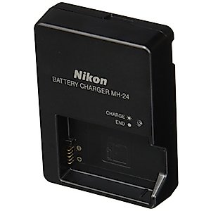 Nikon MH-24 Quick Charger for EN-EL14 Li-ion Battery compatible with Nikon D3100 DSLR, D5100 DSLR, and P7000 Digital Cameras