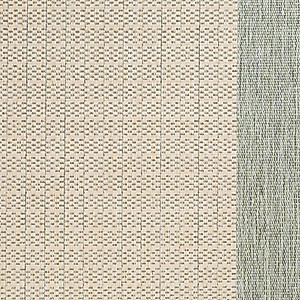 Couristan Recife Checkered Field Indoor/Outdoor Area Rug, 5'3" x 7'6", Natural-Green