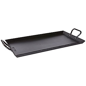 Lodge CRSGR18 Carbon Steel Griddle, Pre-Seasoned, 18-inch