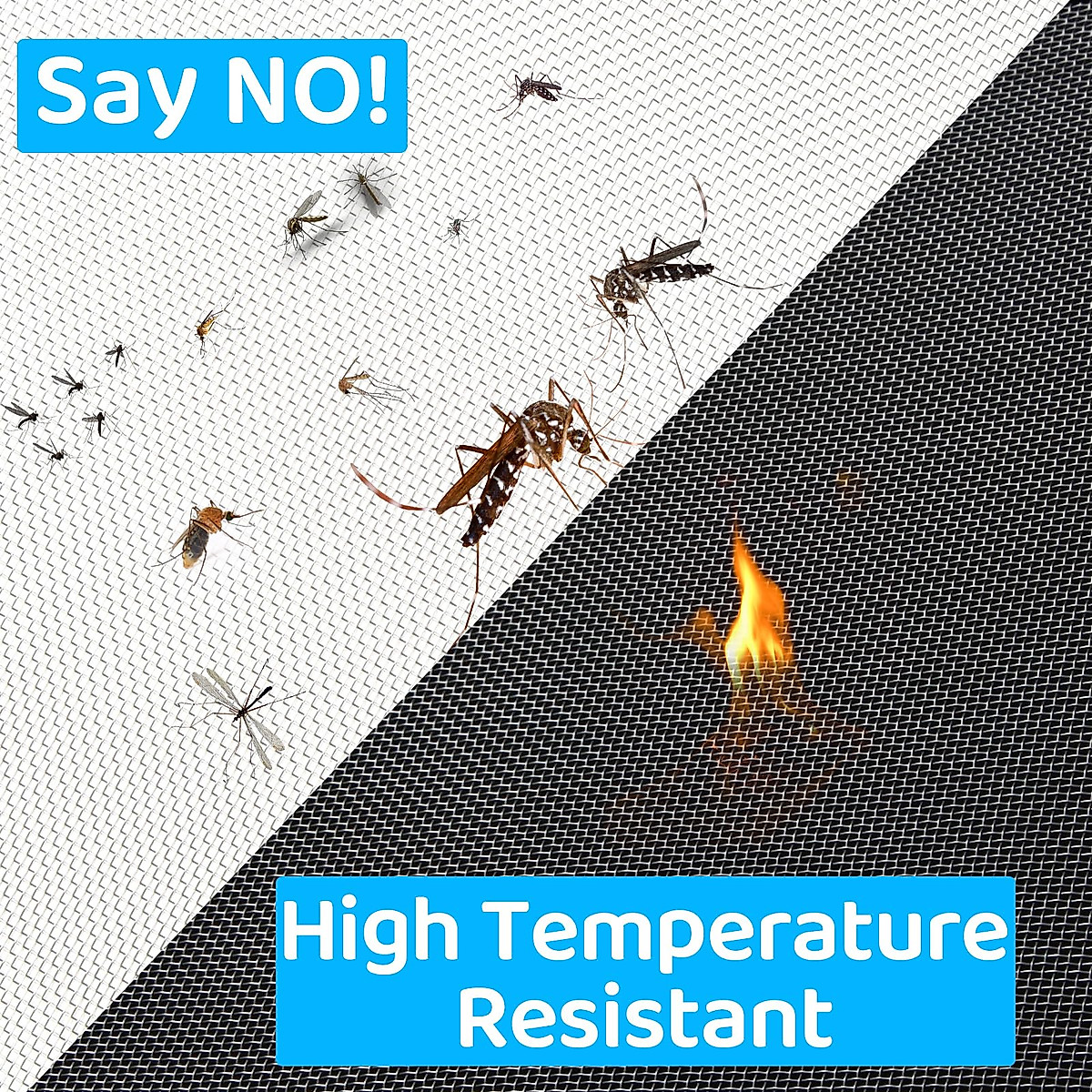 4 Pieces 20 Mesh 8.2”X11.8” (21cmX30cm) Wire Mesh, Sturdy Metal Mesh Sheets for DIY Projects 304 Stainless Steel No Rust Mesh Screen