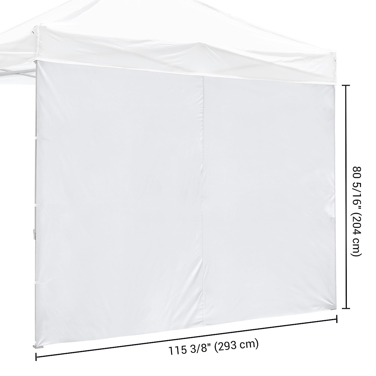 10x10ft EZ Canopy Gazebo Side Wall/White
