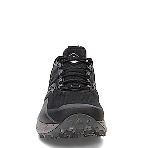 Saucony Men's Peregrine 12 Trail Running Shoe, Black/Charcoal, 11 Wide