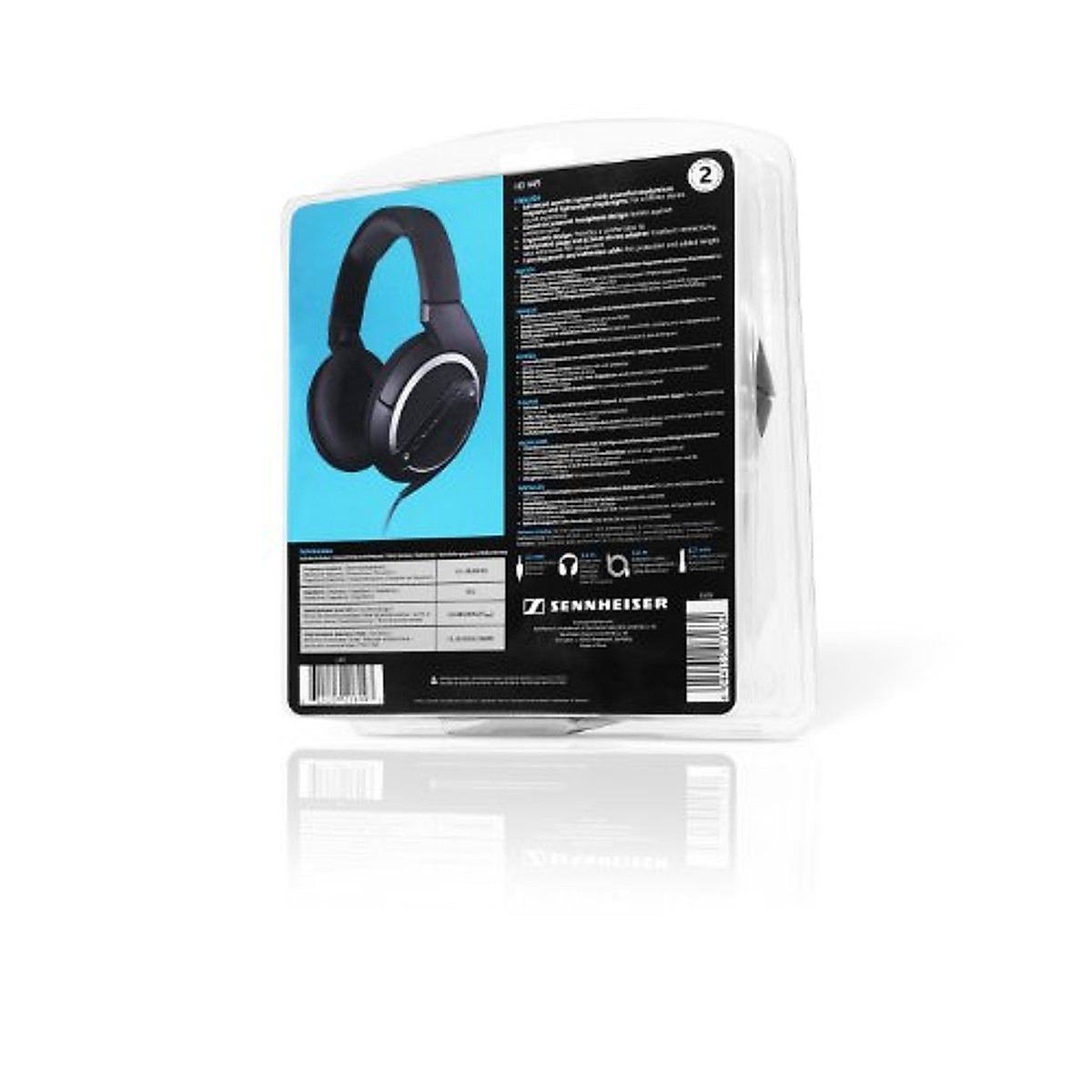 Sennheiser HD 449 Headphones Black (Discontinued by Manufacturer)