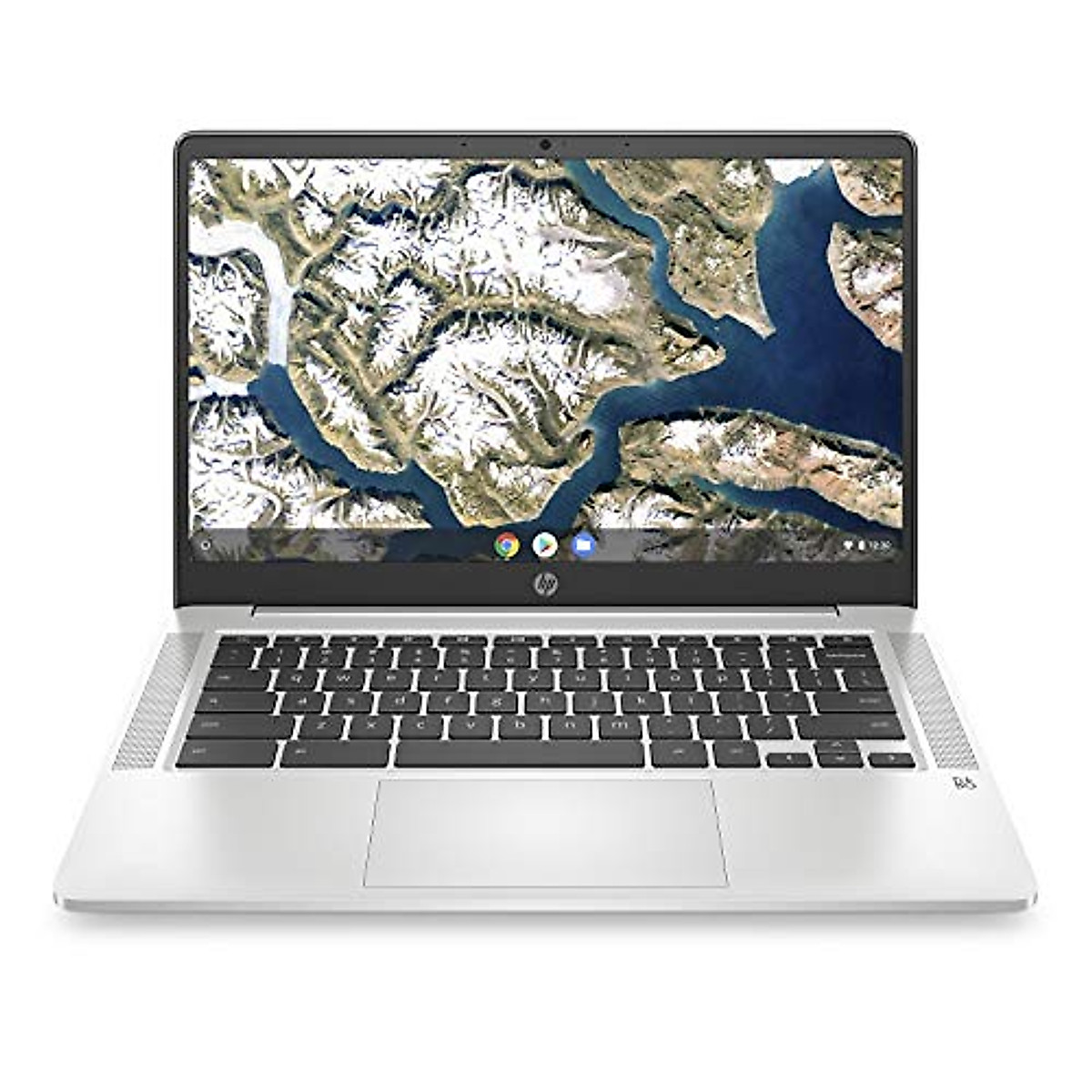 HP Chromebook 14-inch HD Laptop, Intel Celeron N4000, 4 GB RAM, 32 GB eMMC, Chrome (14a-na0010nr, Mineral Silver) (Renewed)