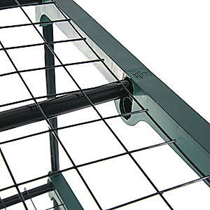 Pure Garden 4-Tier Greenhouse – Outdoor Gardening Hot House with Zippered Cover and Metal Shelves for Growing Vegetables, Flowers and Seedlings