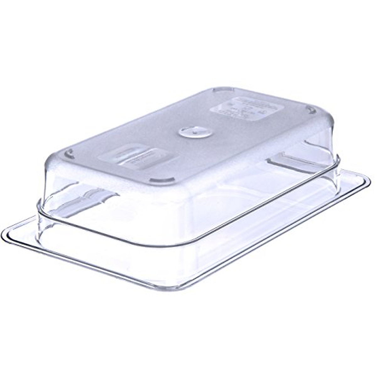Carlisle FoodService Products Plastic Food Pan 1/4 Size 2.5 Inches Deep Clear