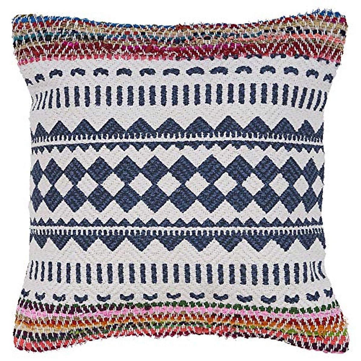LR Home Boho Chevron Throw Pillow 18" x 18" Multi