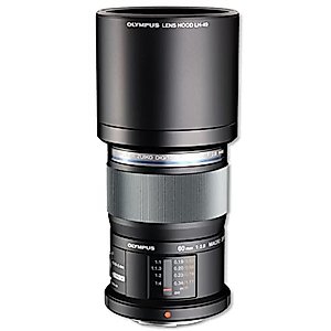 OM SYSTEM OLYMPUS M.Zuiko Digital ED 60mm F2.8 Macro For Micro Four Thirds System Camera, Weather Sealed Design, Focus Limit Switch Bright