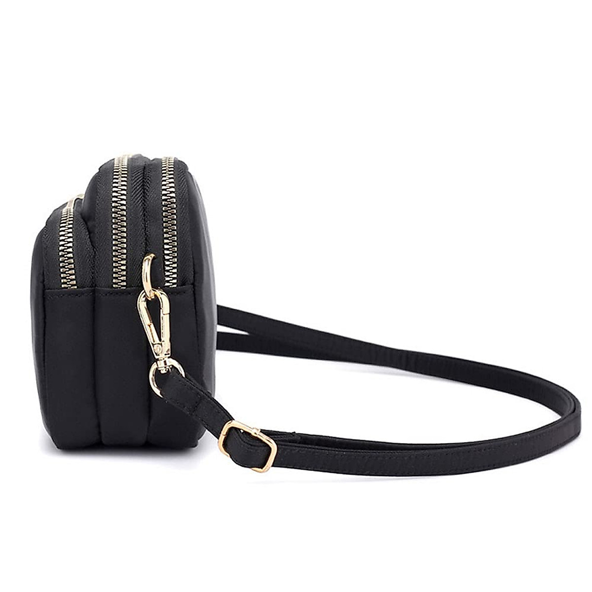 Women Crossbody Cell Phone Purse Shoulder Bag for iPhone 11 12 13 Pro Samsung Galaxy S21 S20 FE A72 A52 A32 A02 A12, Black