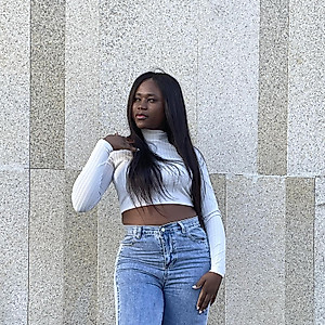 WOWANGEL HD Lace Closure Wigs Glueless Wig Human Hair Pre Plucked 5x5 Straight Invisible Lace Front Wig for Women No Glue Ready to Wear 180% Density SKINLIKE Real HD Lace Wigs 18 Inch