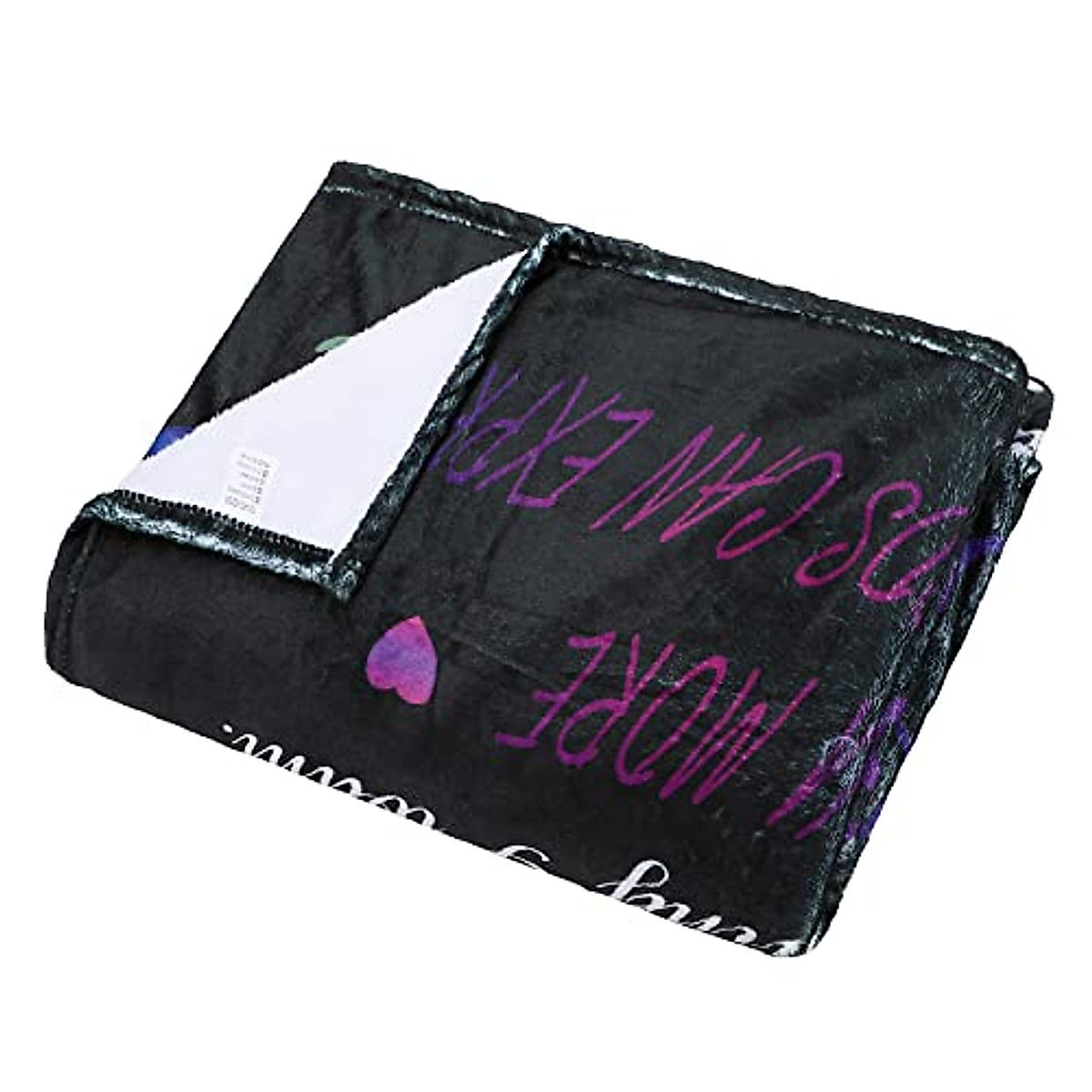 Century Star 60" x 80" Blankets Gifts for Mom Mom Gifts for Birthday Gifts from Daughter Son Mothers Day Ever Christmas Presents Purple Flower