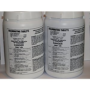 Chlorine Well/Pool SANITIZER PELLETS (2X) PENTAIR LP-3000 LANDOMATIC Dry CHLORINATOR