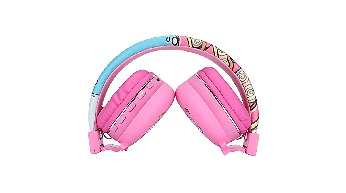 Kids Bluetooth Headphones with Noise Cancelling & Cartoon Design