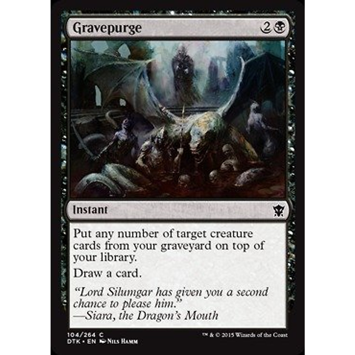 Magic The Gathering - Gravepurge (104/264) - Dragons of Tarkir