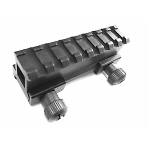 Ade Advanced Optics Tactical 1" Compact Weaver-Picatinny High Profile See Through Riser Rail Riflescope Sight