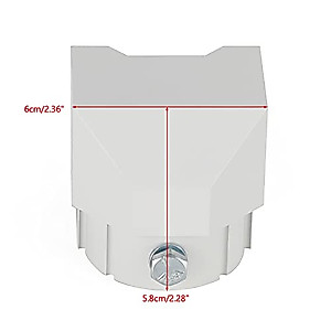 Frezon Alminum Replacement Part End Plug Solid Fit For Dometic RV Awning Sunchaser II Replacement