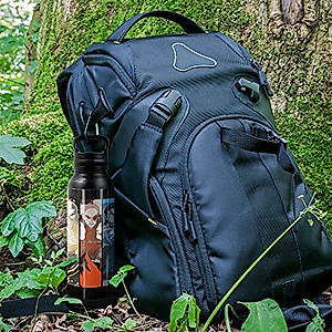 Avatar The Last Airbender OFFICIAL Triple Bender 24 oz Insulated Canteen Water Bottle, Leak Resistant, Vacuum Insulated Stainless Steel with Loop Cap