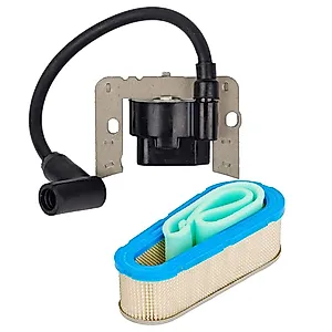 HIFROM 36344A Ignition Coil Module with 36356 Air Filter 36357 Pre Filter Compatible with Tecumseh OHV110 OHV115 OHV125 OHV130 Engine Lawn Mowers