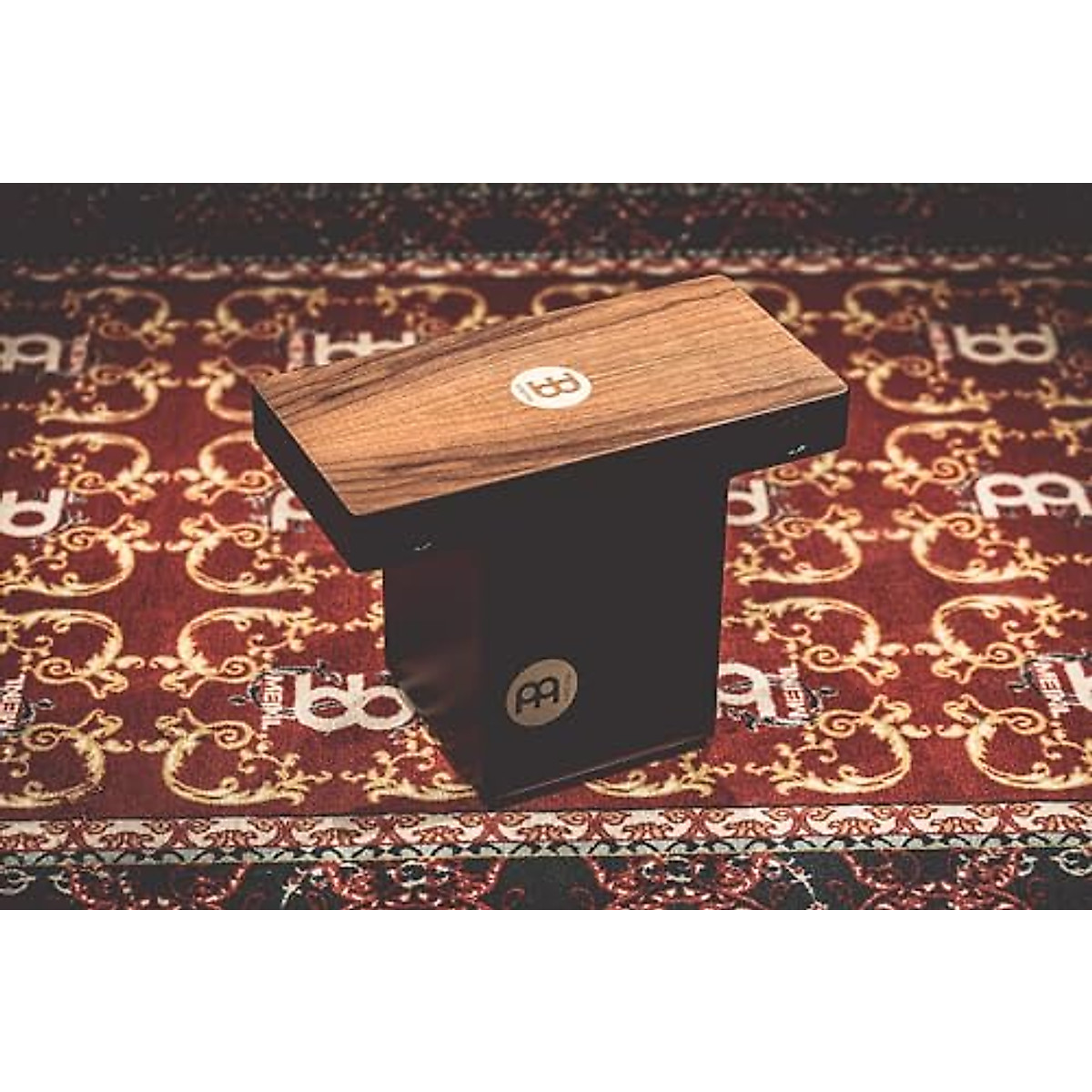 Meinl Slaptop Cajon Box Drum with Internal Snares and Forward Projecting Sound Ports - NOT MADE IN CHINA - Walnut Playing Surface, 2-YEAR WARRANTY (TOPCAJ2WN)