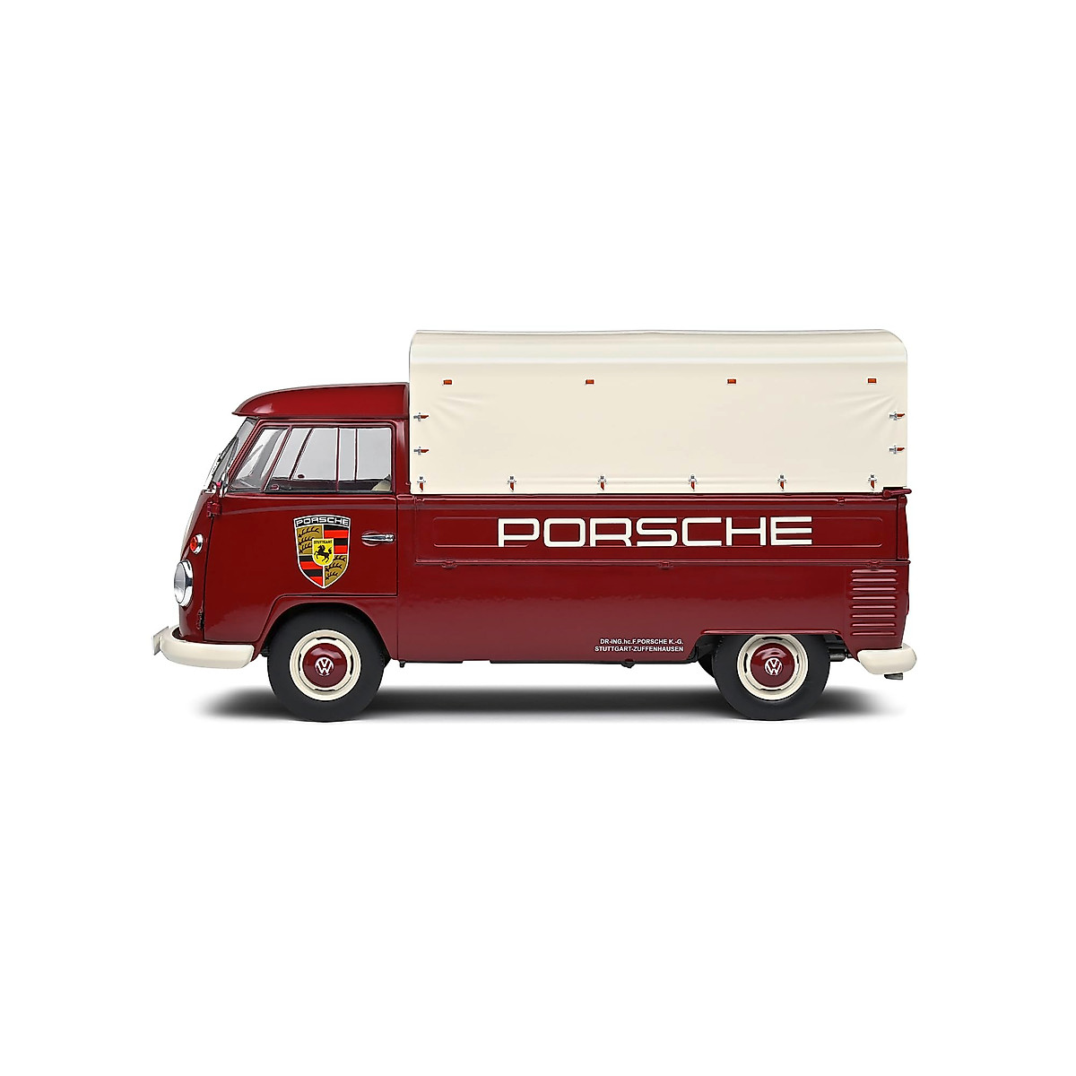 solido 421182320 1:18 Volkswagen T1 Pick-UP Porsche Service RED 1950