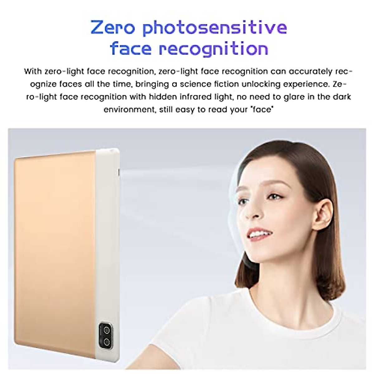 PUSOKEI Tablet for Android 12, 10.1 inch Tablet HD 6GB 128GB TF Card Expandable, MT6592 10 Cores Tablet, WiFi, Bluetooth Tablet PC, 10.1in 1960x1080 HD Resolution IPS Display(US Plug)