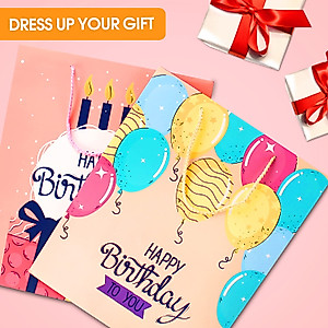 Gift Bag Birthday Gift Bags Set,2Pack Large Gift Bag for Girls Women Female Her,Pink Gift Bags with Tissue Paper,Paper Gift Bags with Handles,Big Gift Bags Birthday Gift Wrap Bag,Happy Birthday Gift Bags Party Gift Bags for Present Bags Birthday Bags