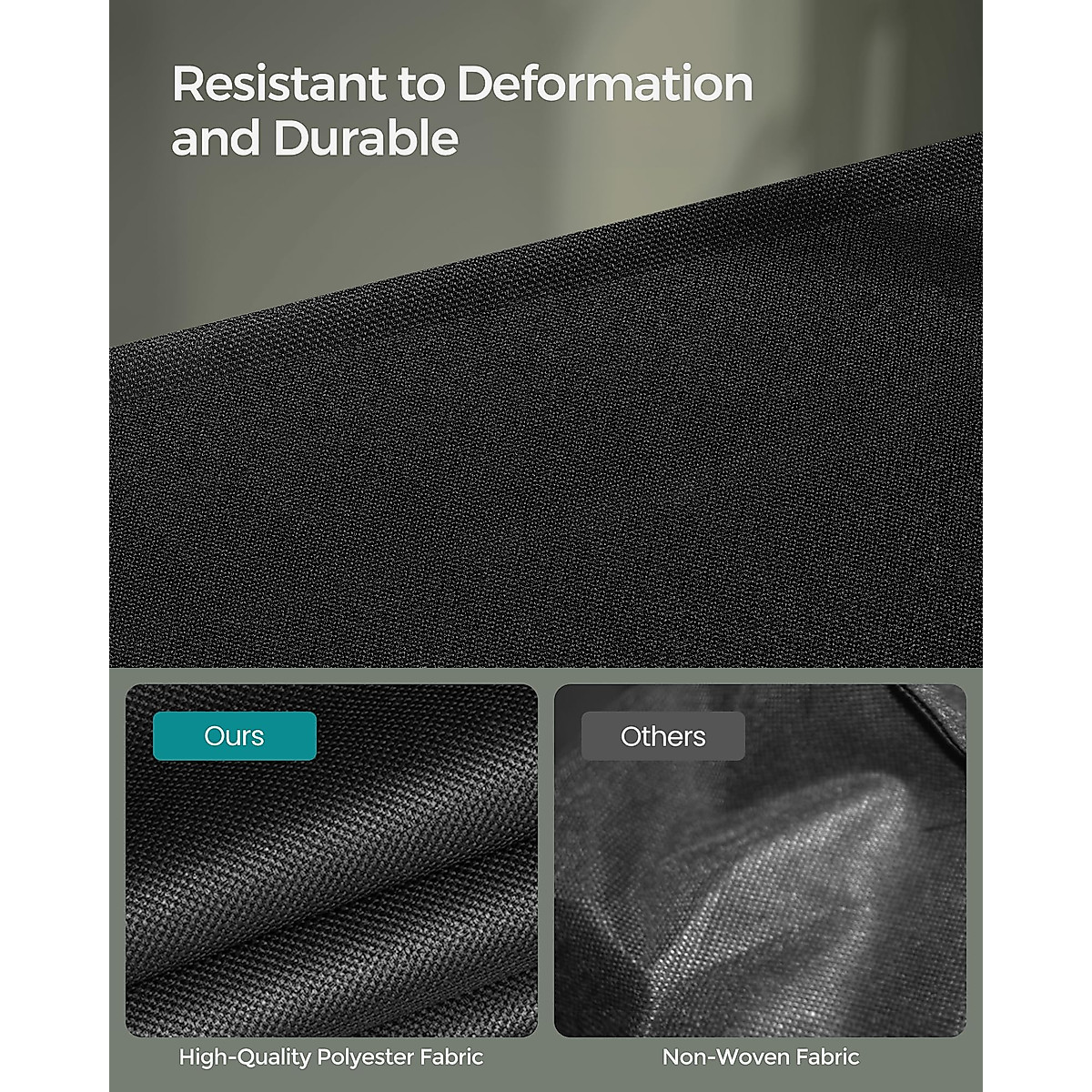 SONGMICS Shoe Rack, 3 Tier Shoe Organizer, Fabric Shoe Shelf Storage with 4 Hooks, Holds up to 12 Pairs of Shoes, Height-Adjustable Shoe Rack for Entryway, Hallway, Closet, Easy Assembly, Ink Black