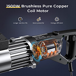 Anbull 1500W Electric Rebar Bender,Hydraulic Rebar Bending Machine Bending up to 1 Inch #8 25mm Rebar with an Extra Set of 10-18mm #3 - #6 Rebar Bending Head, Rebar Bending Angle 90 Degrees or Greater