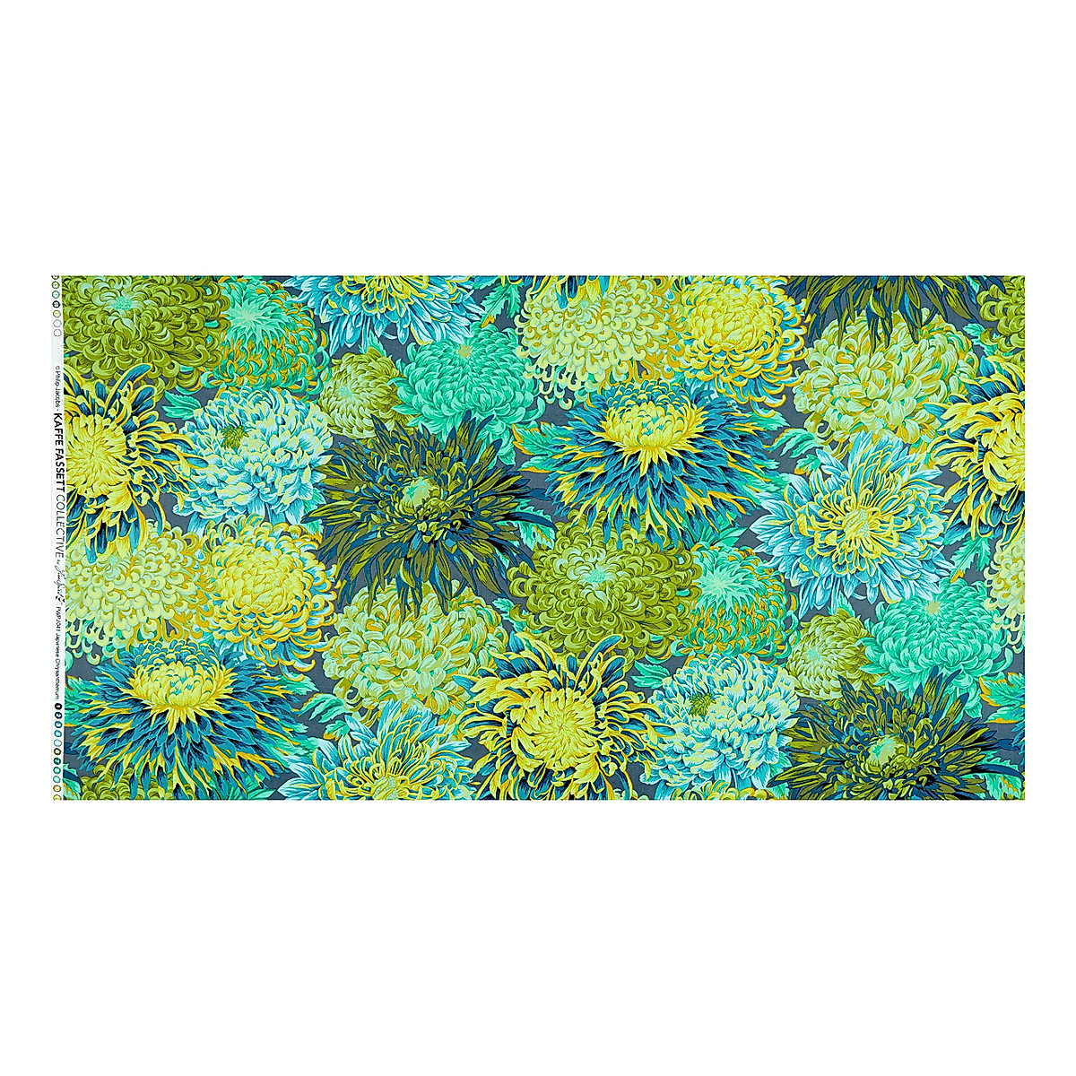 Kaffe Fassett Collective for FreeSpirit Japanese Chrysanthemum Forest, Fabric by the Yard