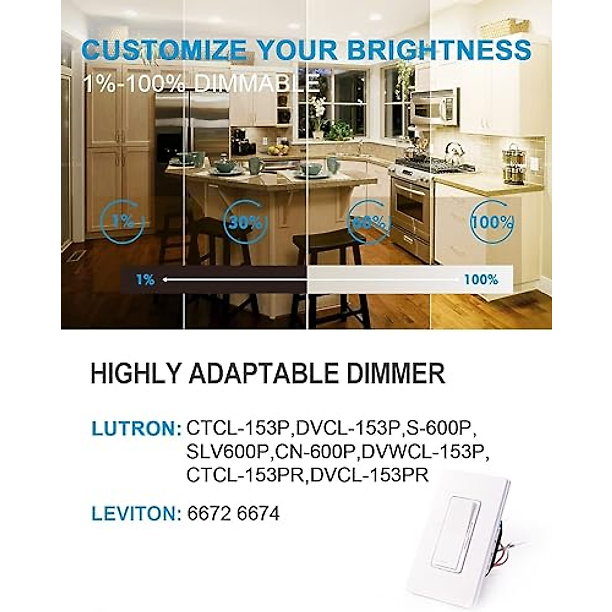 Lightdot Ceiling Light Fixture, Retrofit LED Recessed Lighting 6 inch, Downlight with Baffle Trim, Canless with Junction Box-10Pack