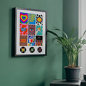 Fuiyoh Room Decor Aesthetic| Posters for Room Aesthetic Indie Wall Collage Kit – 45Pcs Photo Collage| Preppy Room Decor Aesthetic Tiktok| Trippy Room Decor for Bedroom | 4X 6