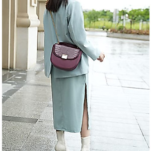 MKF Collection Designer Fashion Shoulder Bag for Women, Stylish Handbag Crossbody Purse