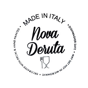 Nova Deruta Spoon Rest, Yellow Flower, Green Yellow Tulip Floral, Spirals, Made in Italy, Italian Exclusively Handcrafted Earthenware for Sur La Table, Deruta Region Artwork, 11.5" x 5"