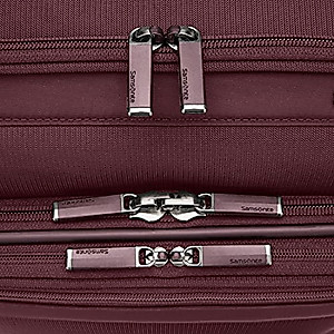 Samsonite Lineate DLX Softside Expandable Luggage with Spinner Wheels, Merlot