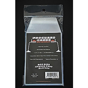 ProGuard Cards BGS Graded Card Sleeves for BGS & SGC Slabs & More