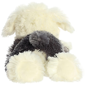 Aurora® Adorable Flopsie™ Edwin™ Stuffed Animal - Playful Ease - Timeless Companions - White 12 Inches