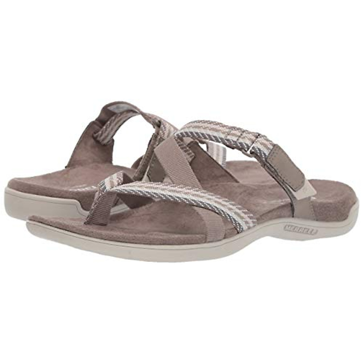 Merrell Women's District Mendi Thong Slipper, Brindle, 08.0 M US