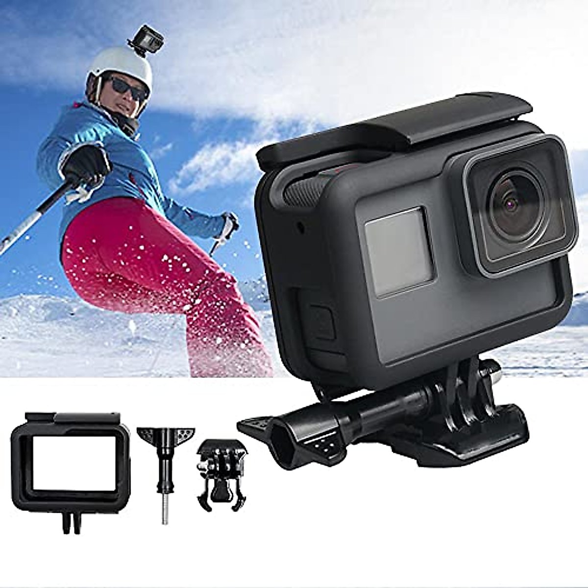 Gopro Hero Mount The Frame Go Pro Hero Housing (hero7black/hero6 Black/hero5 Black/hero7 Silver/hero7 White/Hero(2018)) Go Pro Microphone Case Gopro Hero Case Mount Gopro Hero Case mounting
