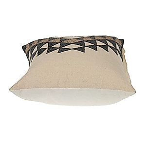 Parkland Collection Transitional Geometric Beige 14" x 20" Pillow
